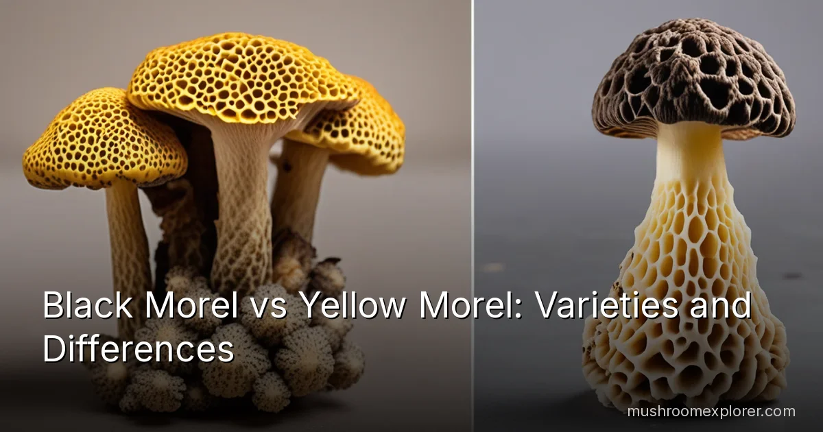 Black Morel vs Yellow Morel: Morchella Safety | Mushroom Explorer
