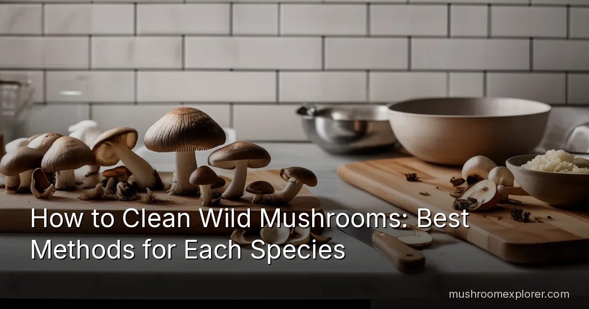 How to Clean Wild Mushrooms: Best Methods by Species | Mushroom Explorer