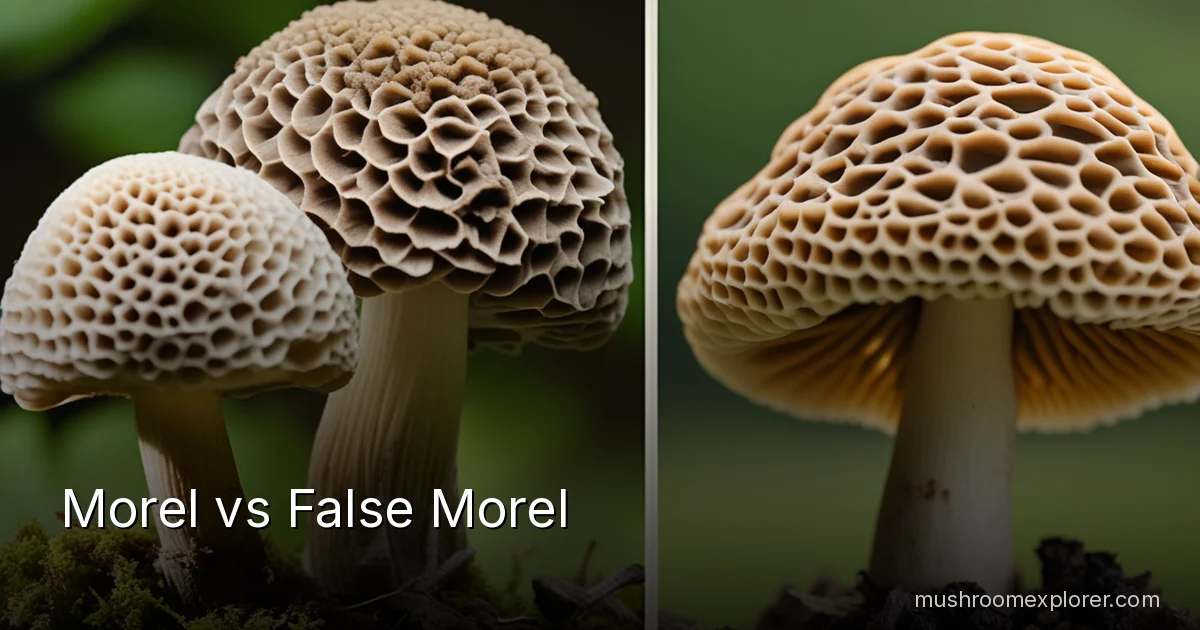 Morel vs False Morel: Morchella, Verpa & Gyromitra | Mushroom Explorer