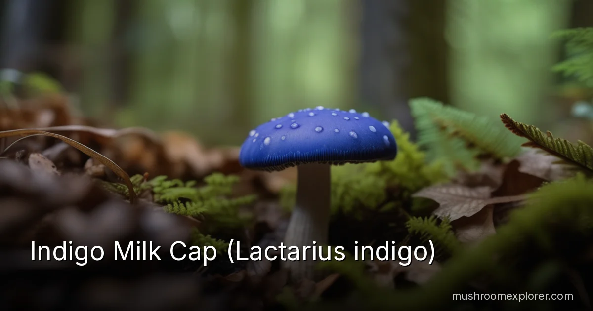 Indigo Milk Cap Mushroom: ID, Safety & Look-Alikes | Mushroom Explorer