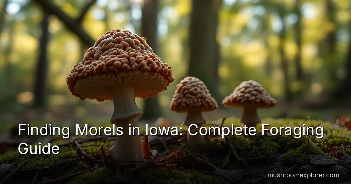 Morels in Iowa: DNR Rules & False Morel Safety | Mushroom Explorer